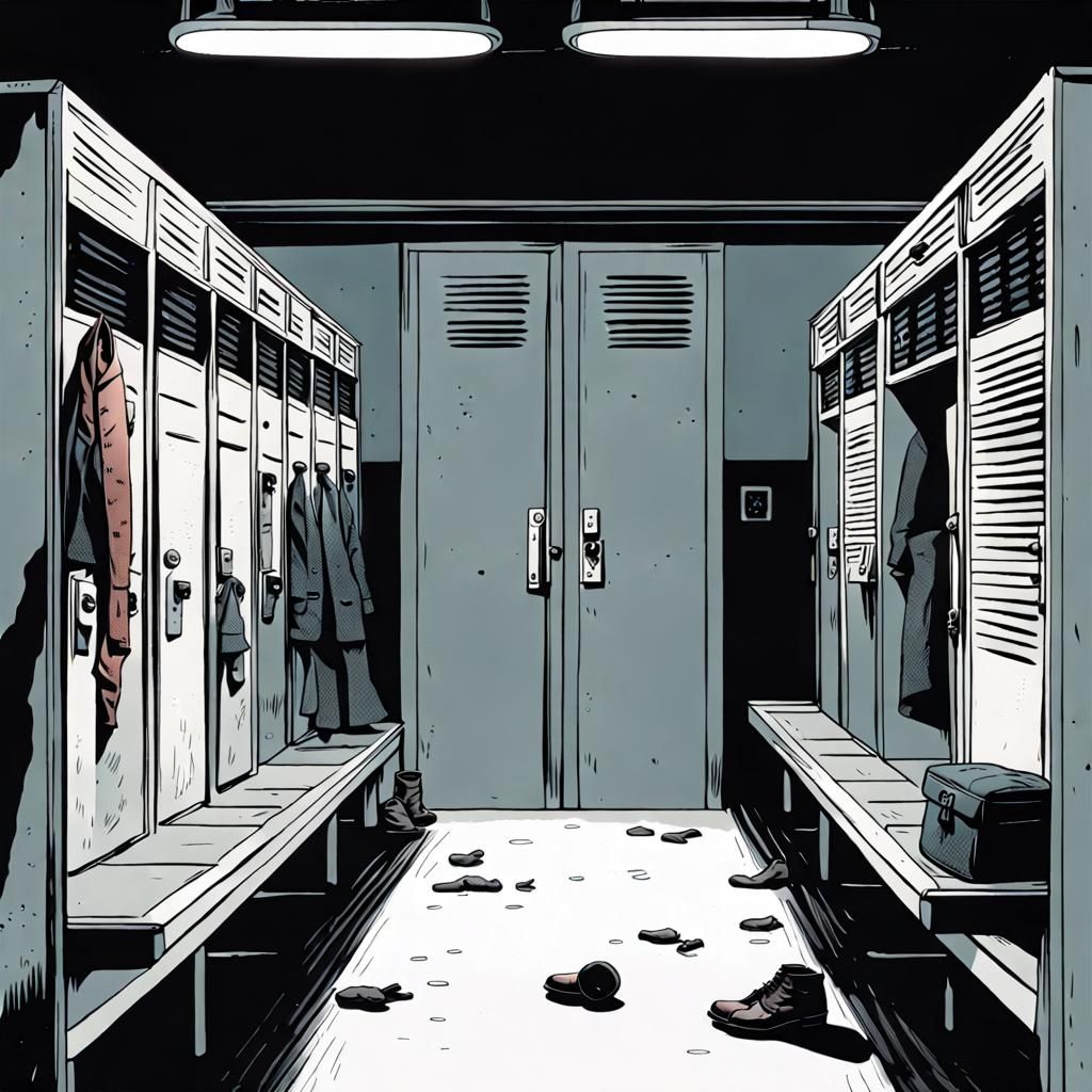 Liminal Lockers - AI Generated Artwork - NightCafe Creator