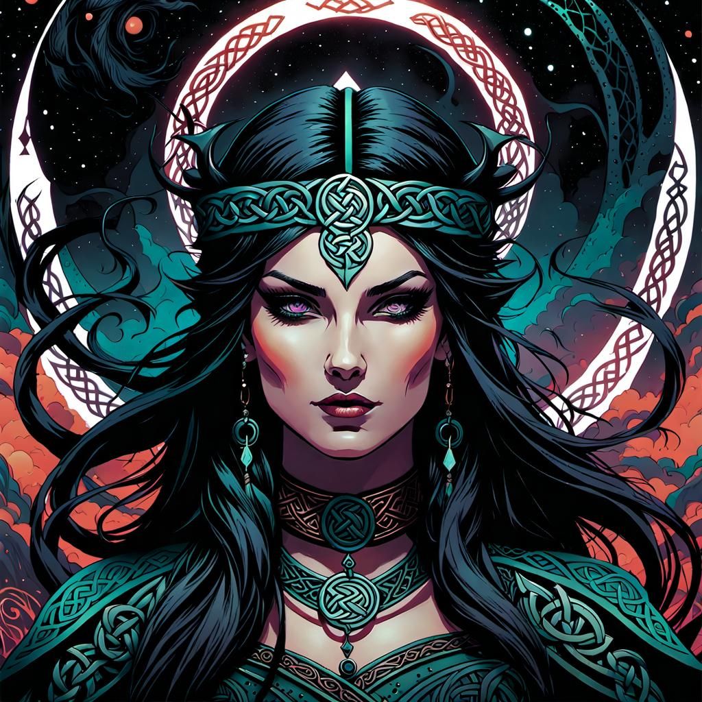 Rune of the Morrigan - AI Generated Artwork - NightCafe Creator