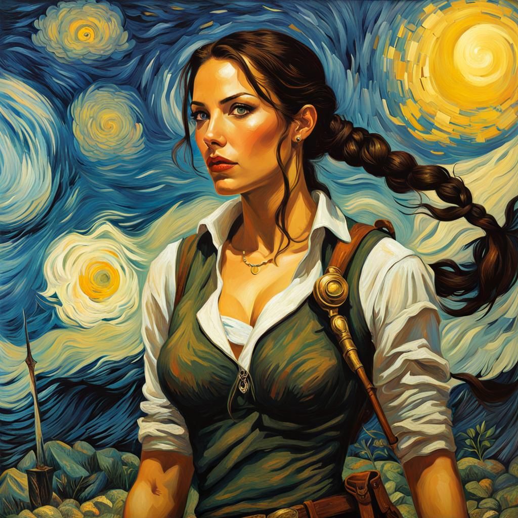 Lara Croft - AI Generated Artwork - NightCafe Creator