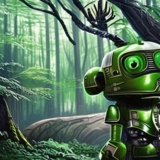 Little Explorer Bot - AI Generated Artwork - NightCafe Creator