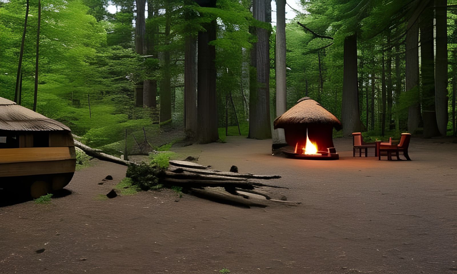 cozy campfire 13 - AI Generated Artwork - NightCafe Creator