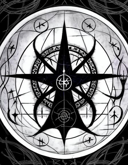 Beauty Sigil symbol design eldritch occult horror beautiful ethereal ...