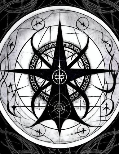 Beauty Sigil symbol design eldritch occult horror beautiful ethereal ...