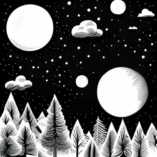 Moonscape V - AI Generated Artwork - NightCafe Creator