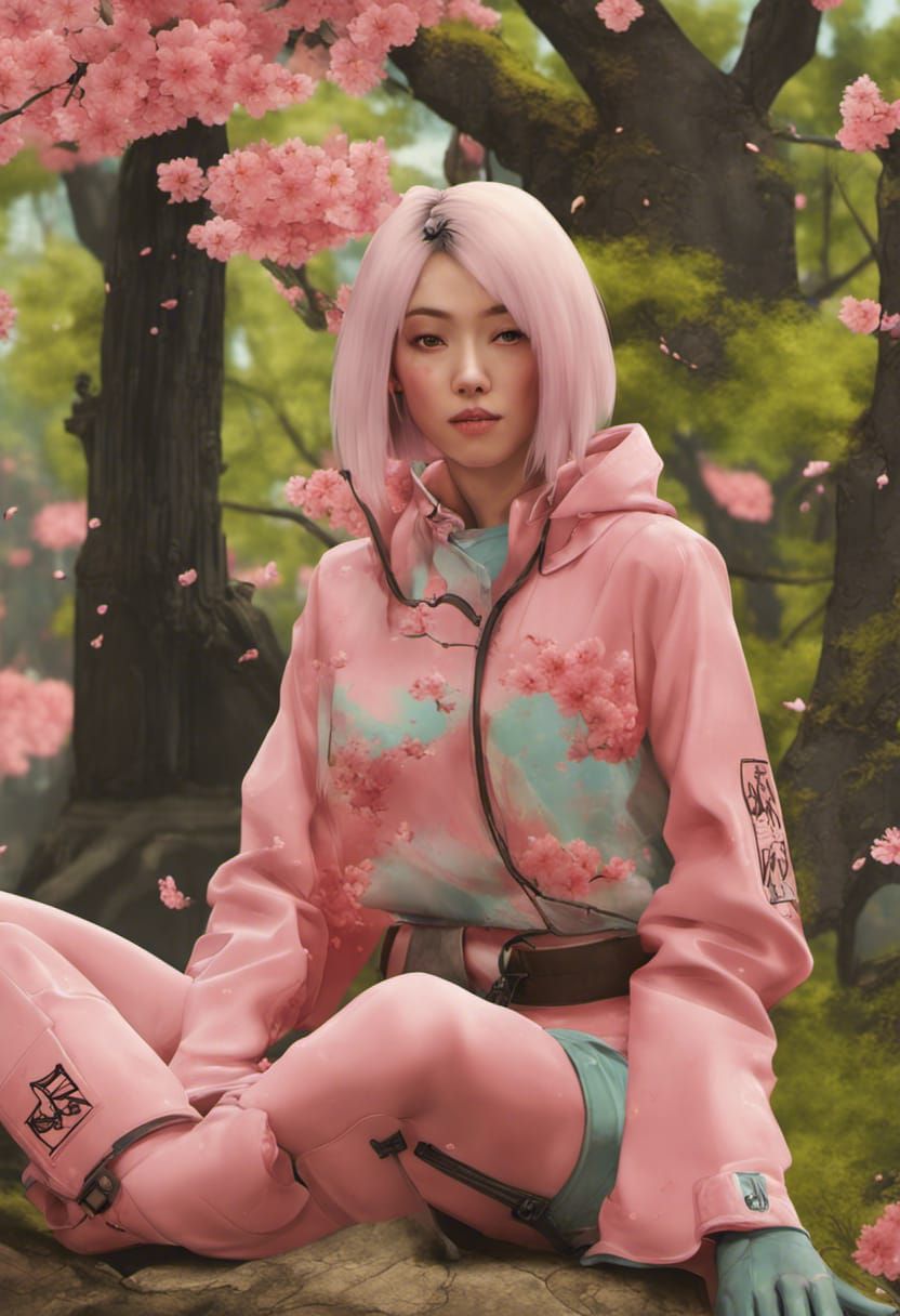 The girl named Sakura - AI Generated Artwork - NightCafe Creator