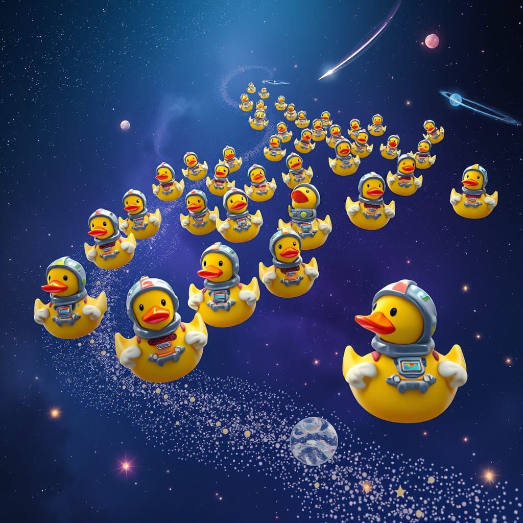 Ducks riding the Cosmic Wave - Ducks riding the Cosmic Wave