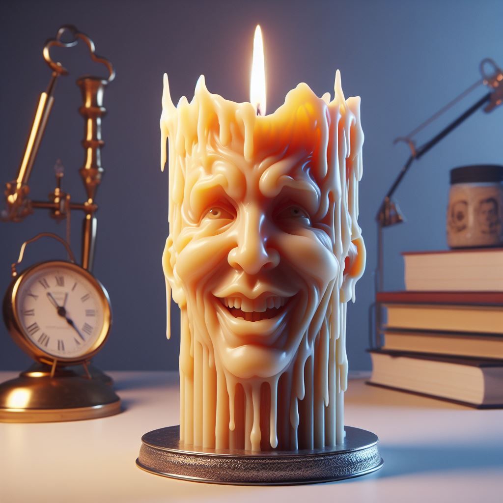 The Candle Man - AI Generated Artwork - NightCafe Creator