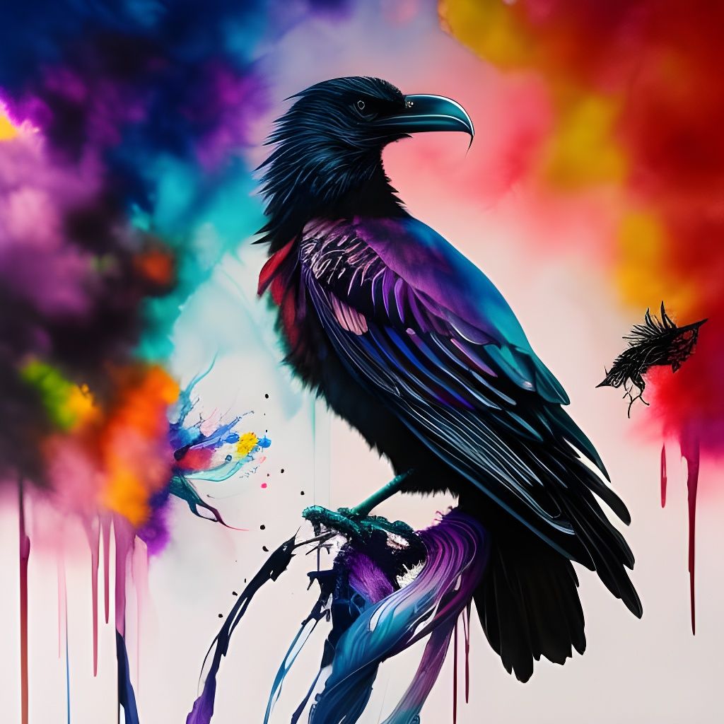 The Raven - AI Generated Artwork - NightCafe Creator
