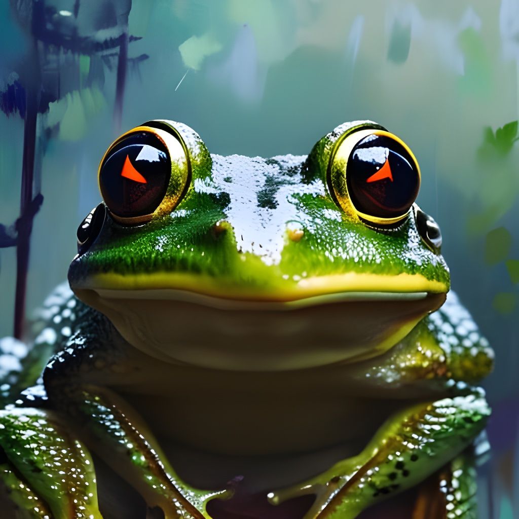 Just a Frog - AI Generated Artwork - NightCafe Creator