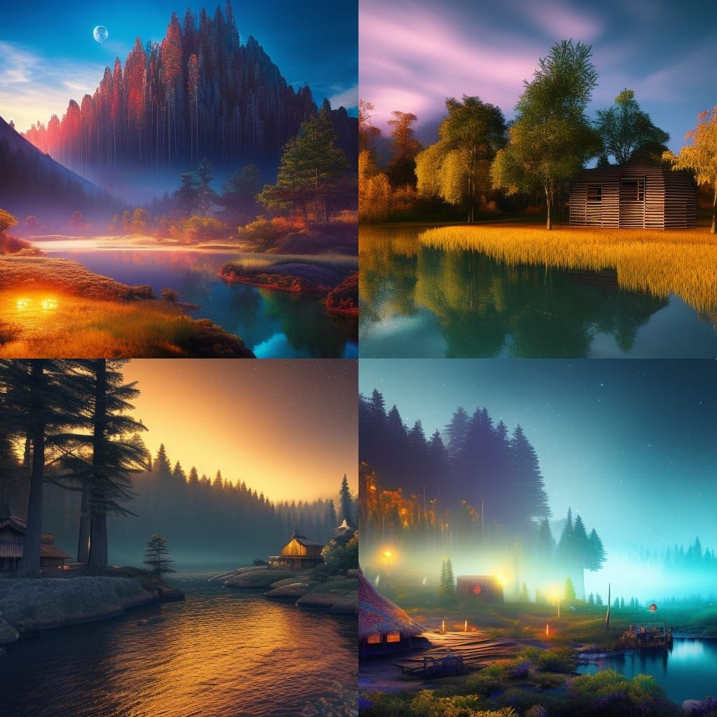scenery 2 - AI Generated Artwork - NightCafe Creator
