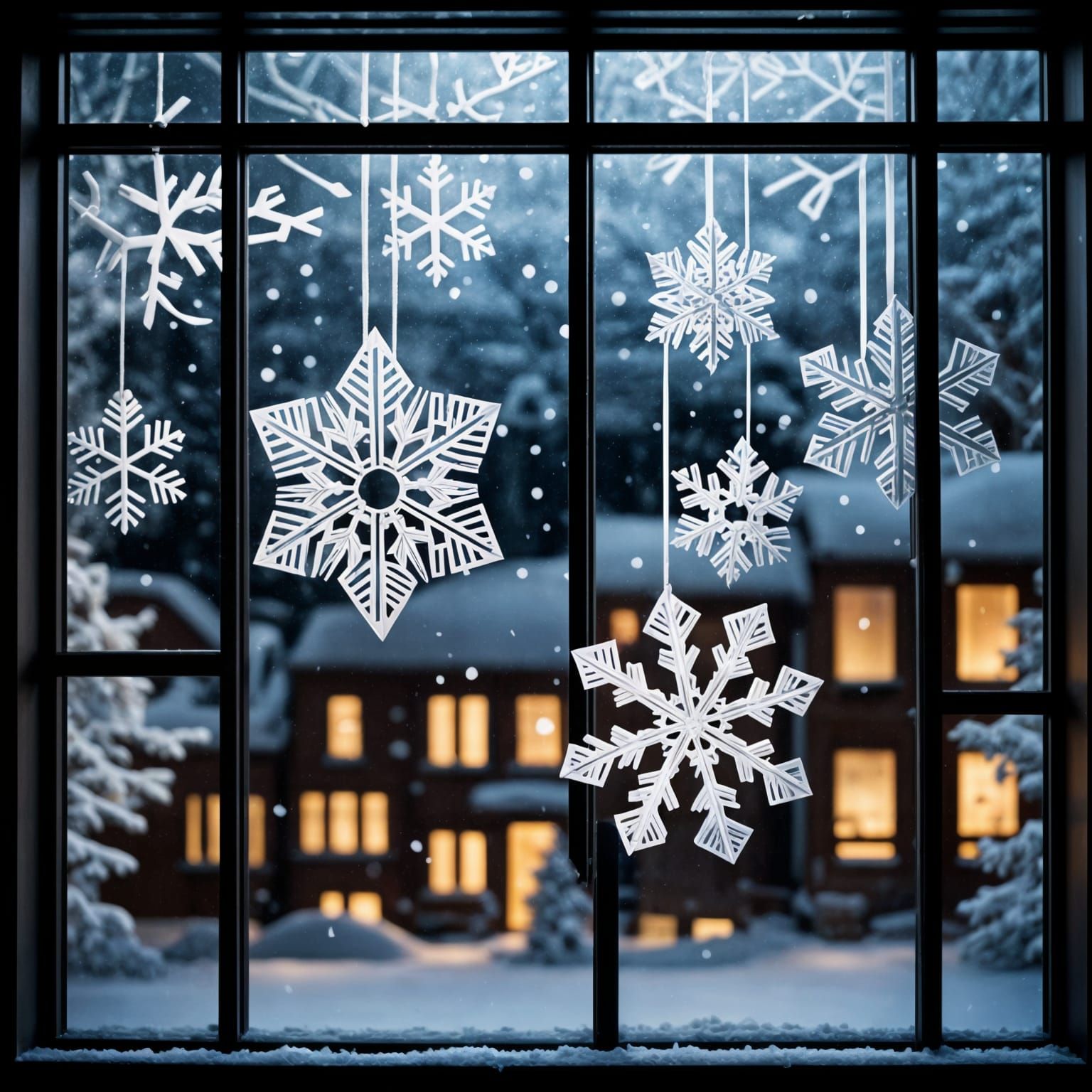 Kirigami Snowflakes - Delicate Kirigami Snowflakes Dance in ...