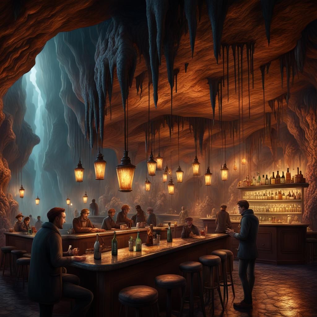 Cavern Tavern - AI Generated Artwork - NightCafe Creator