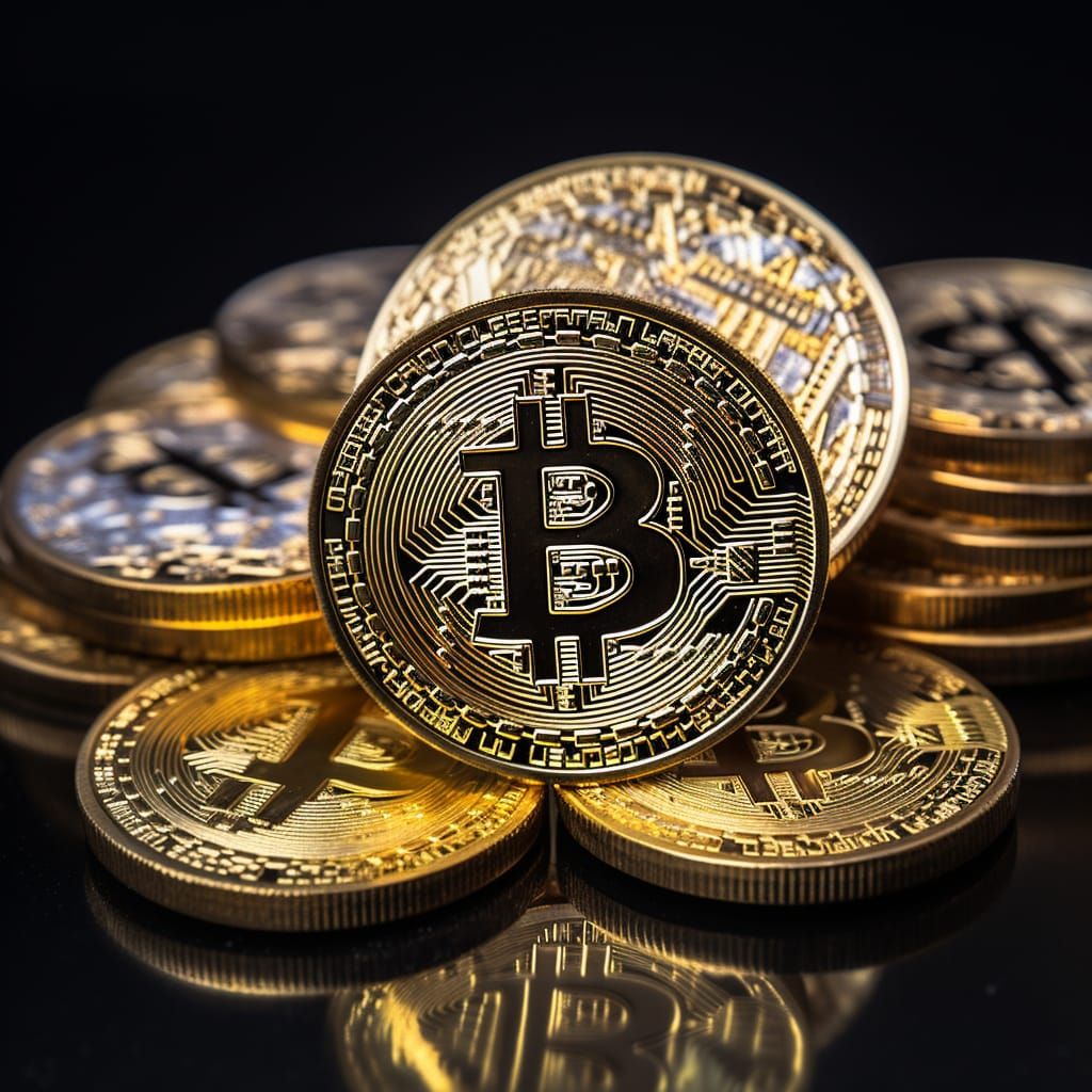 Bitcoin - AI Generated Artwork - NightCafe Creator