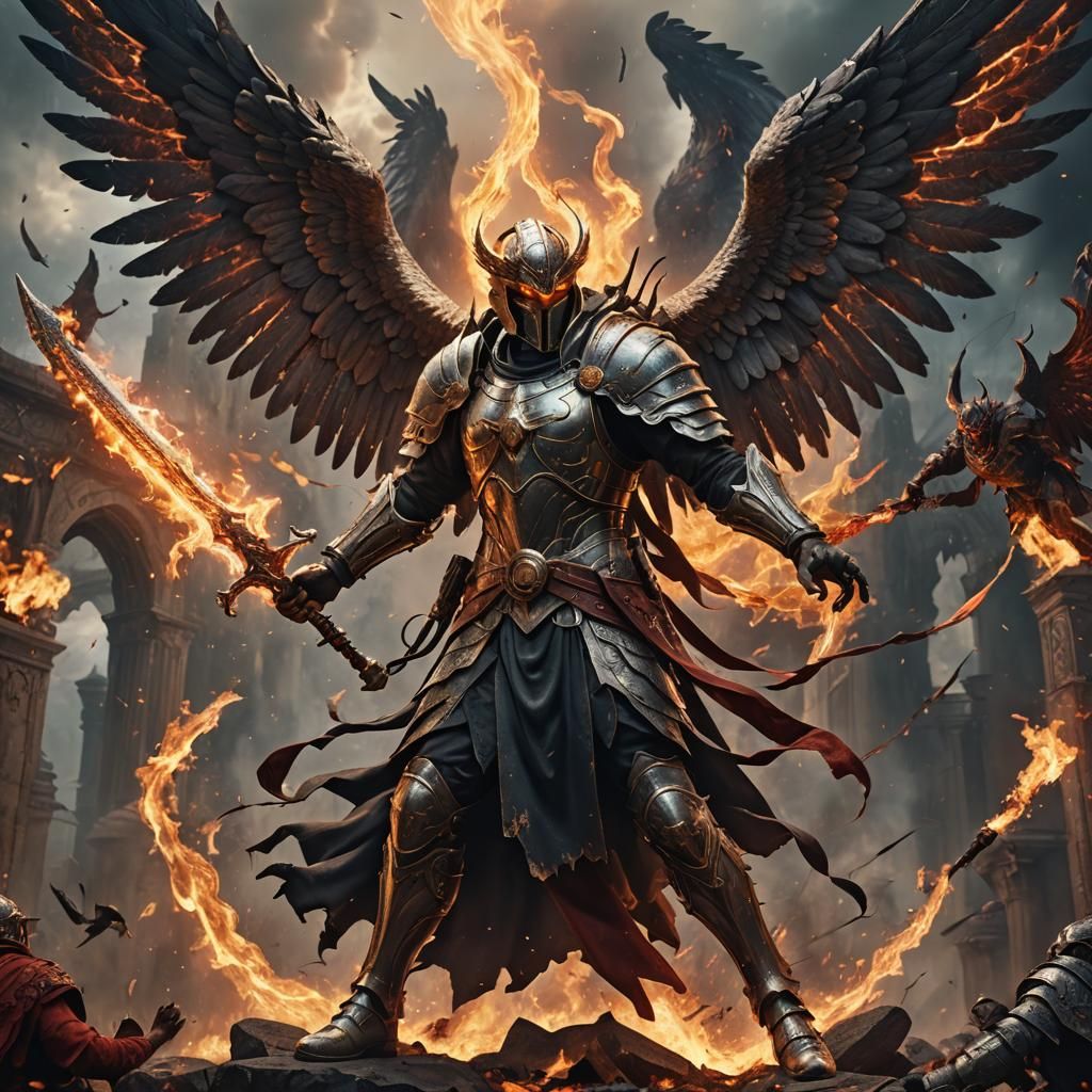 Archangel Gabriel - AI Generated Artwork - NightCafe Creator