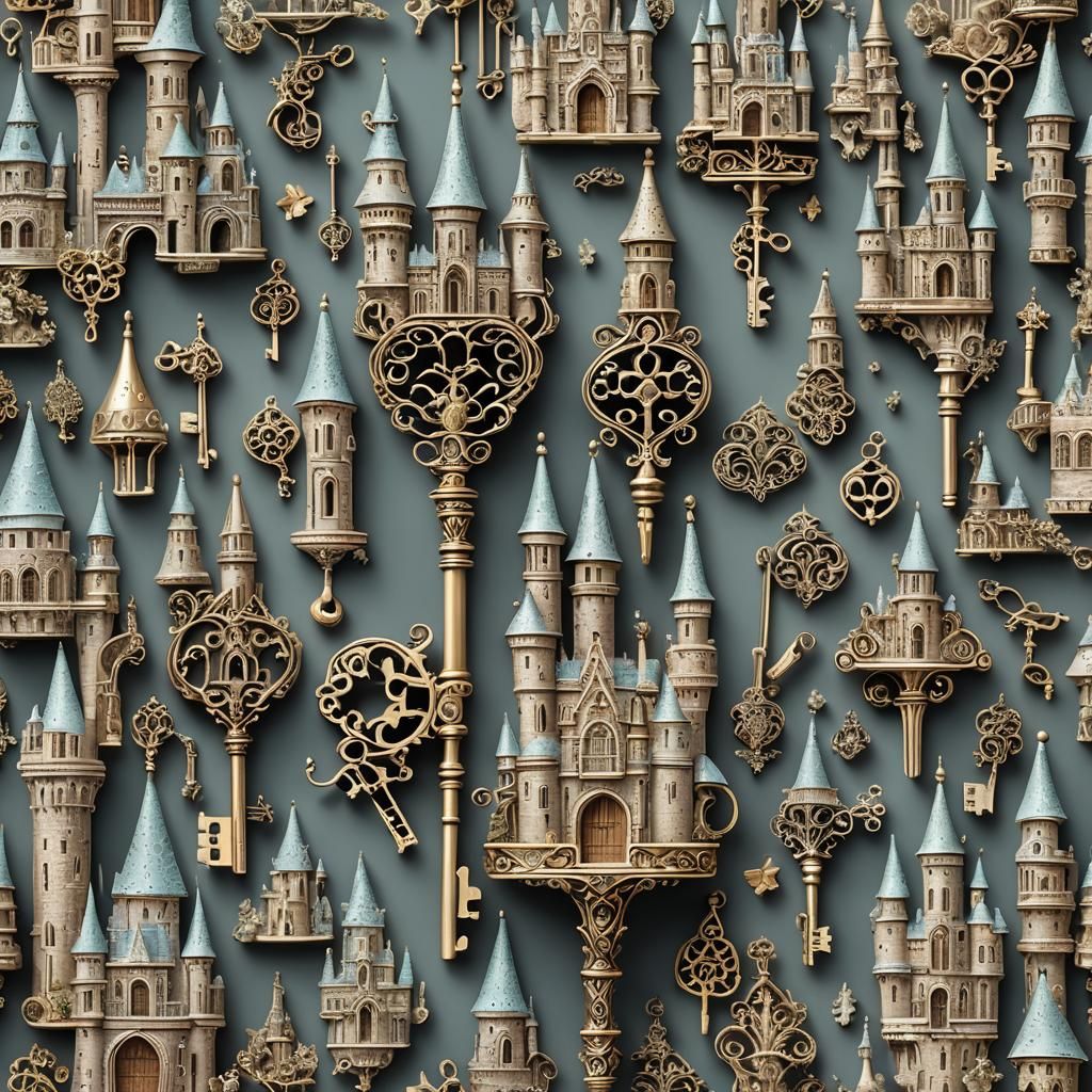 Castle Keys - AI Generated Artwork - NightCafe Creator
