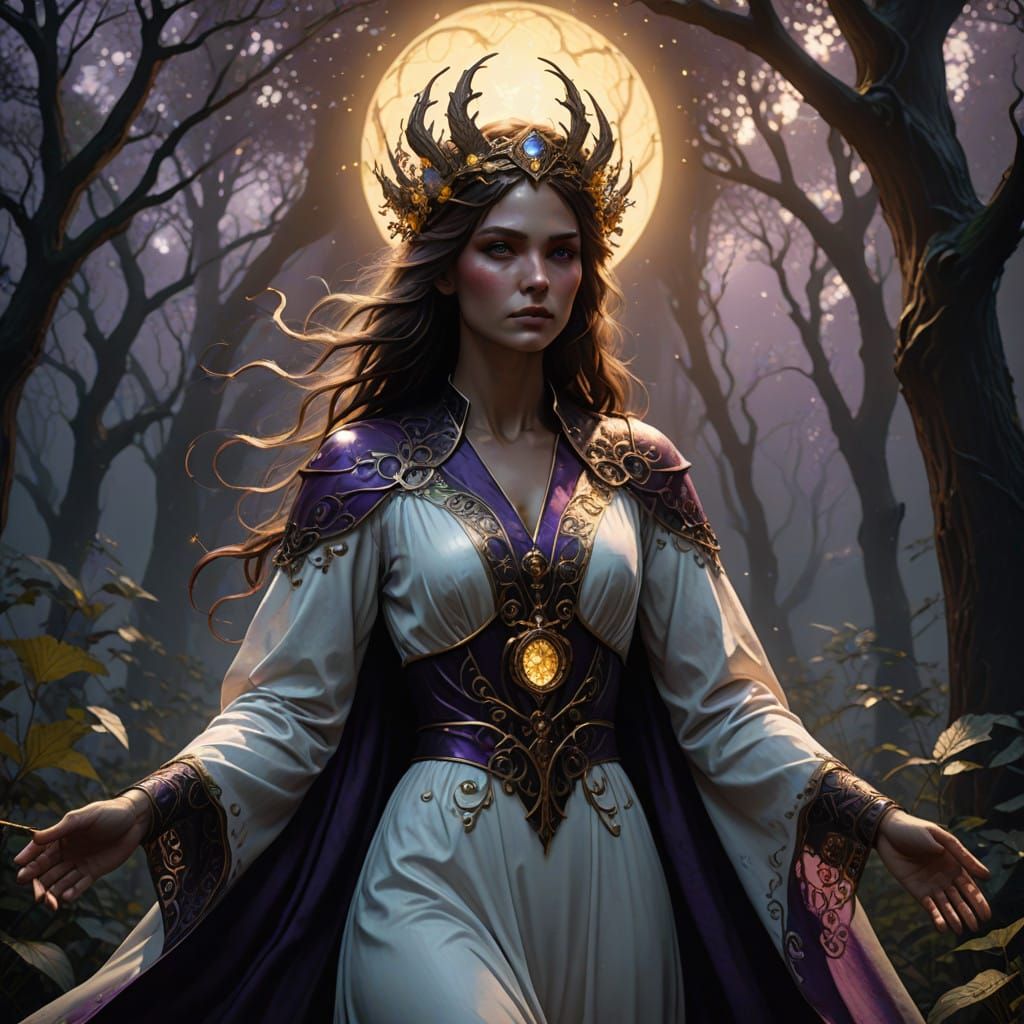 Witch - Mystical Witch Goddess Confronts Dark Sorcery in Et...