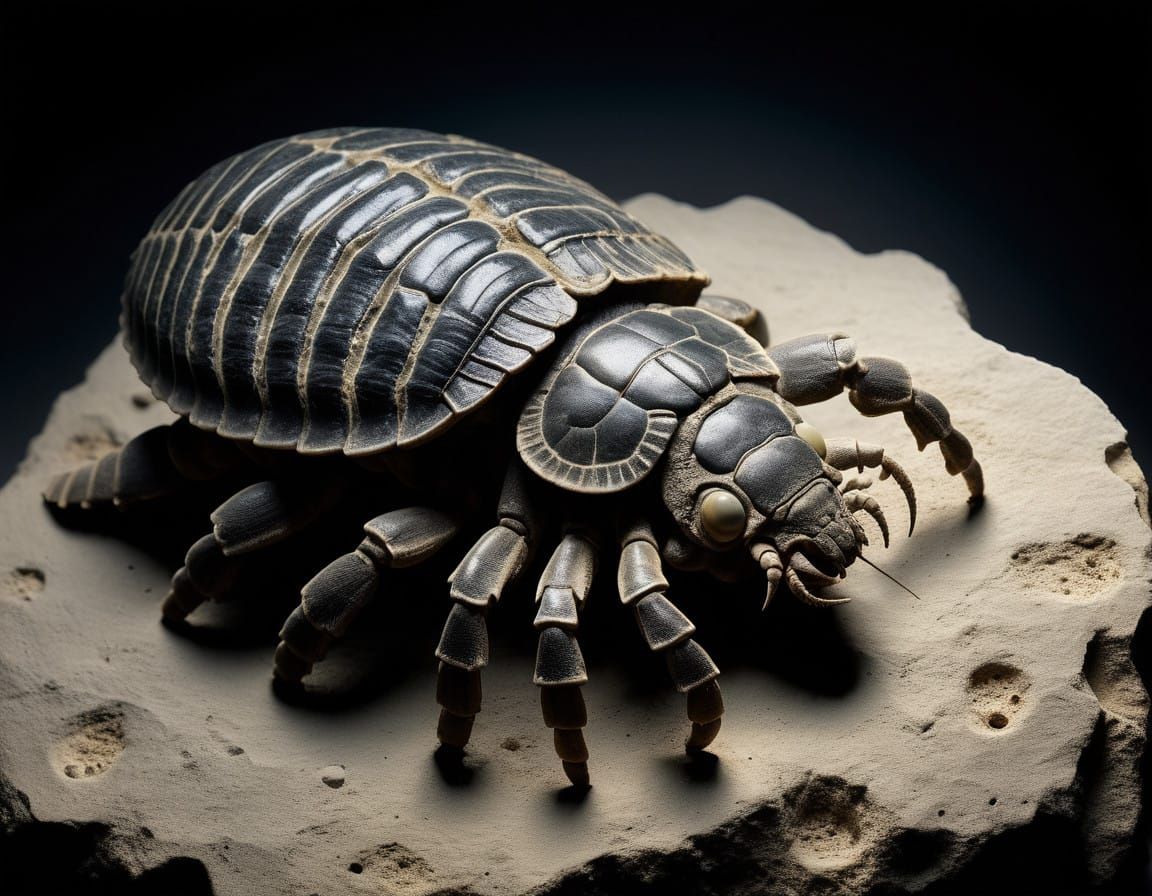 Extinct arthropod from Middle to Late Devonian period.