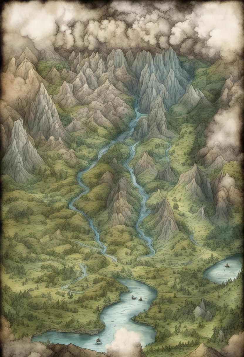 Another map try - AI Generated Artwork - NightCafe Creator