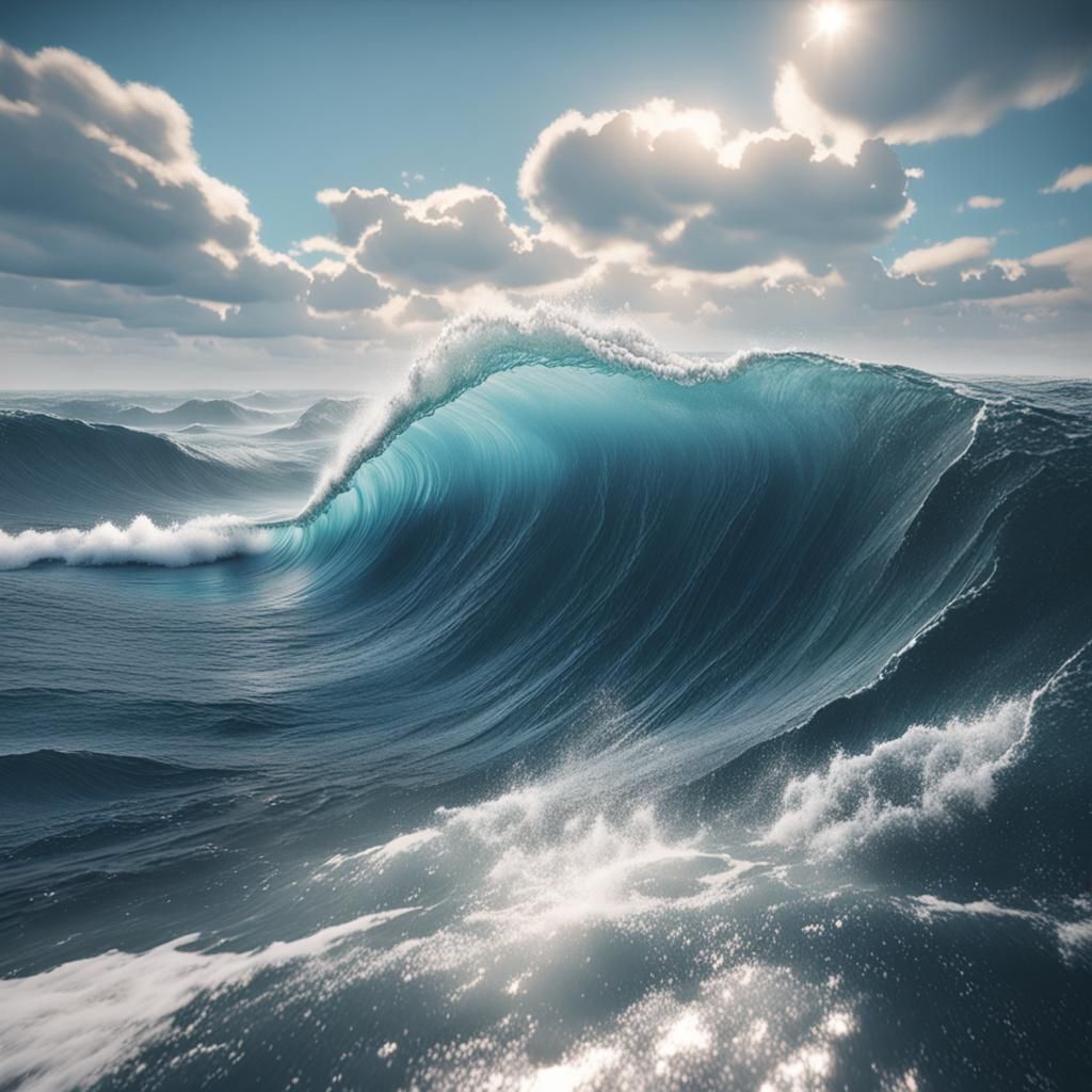 the best ocean waves - AI Generated Artwork - NightCafe Creator