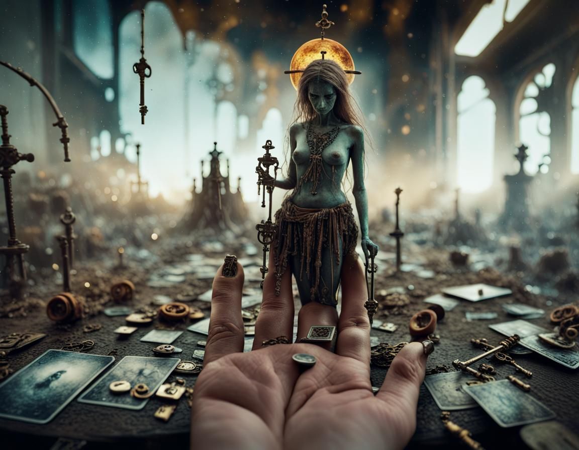 with an Oracle - AI Generated Artwork - NightCafe Creator