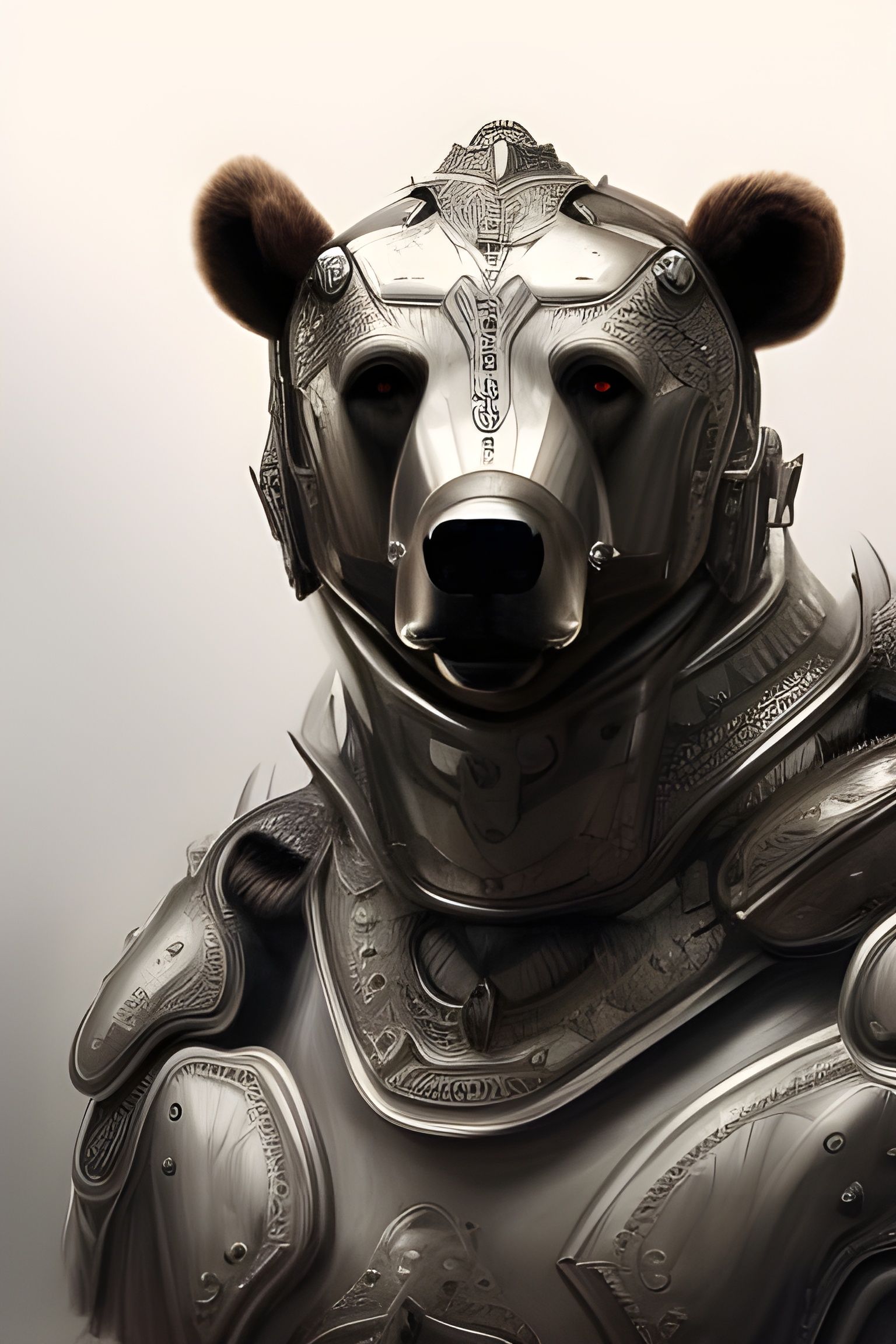 Armoured Bear - AI Generated Artwork - NightCafe Creator