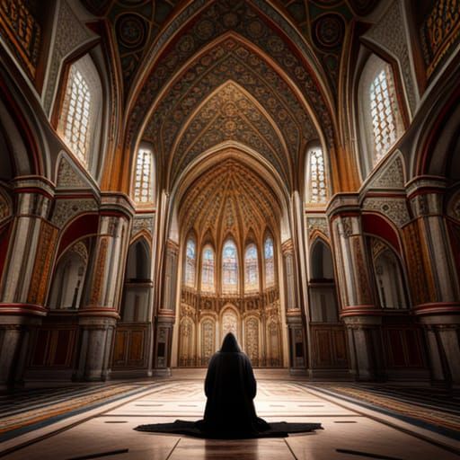 The Worship - AI Generated Artwork - NightCafe Creator