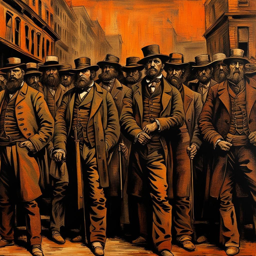 Gangs of New York. - AI Generated Artwork - NightCafe Creator