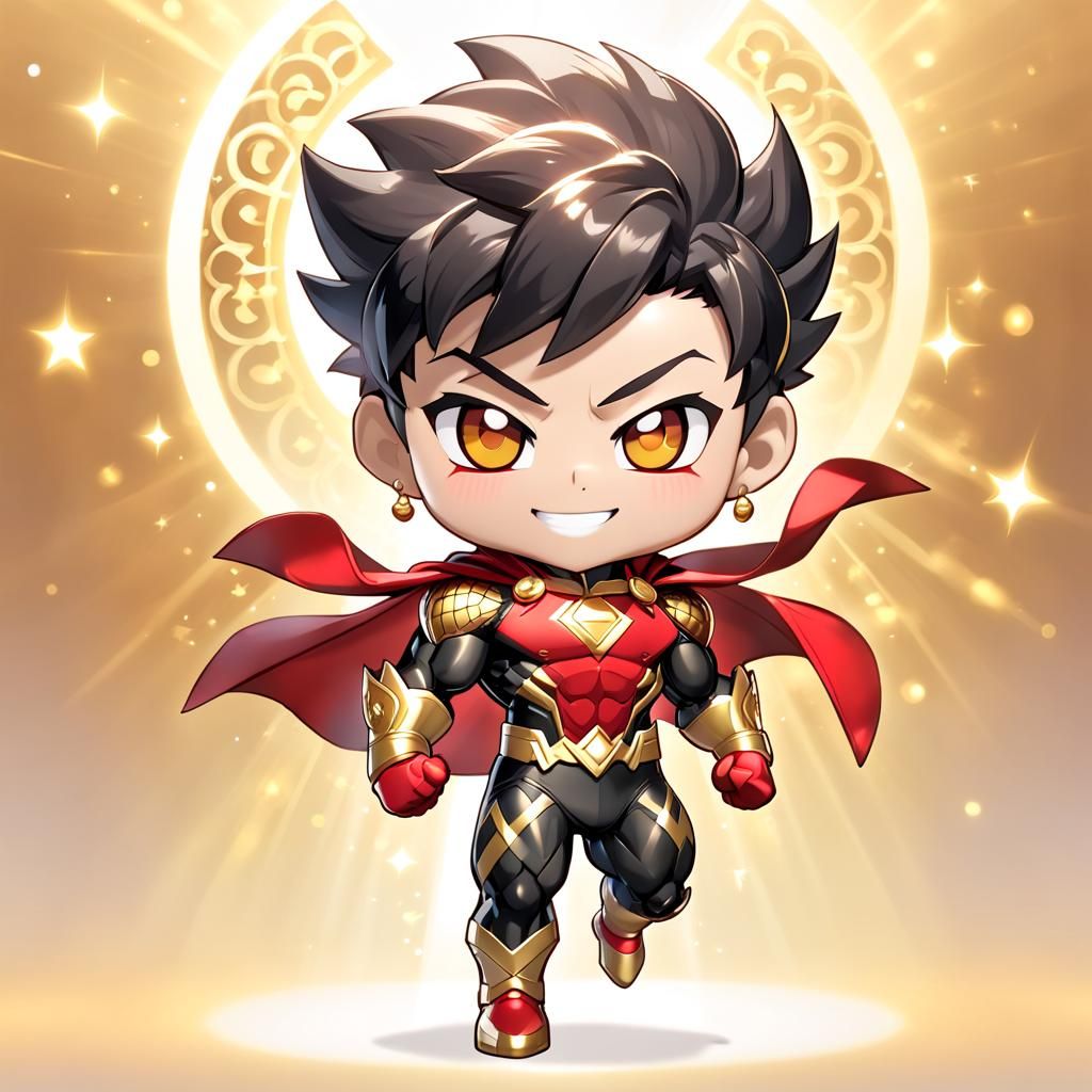 Chibi chinese hero - AI Generated Artwork - NightCafe Creator