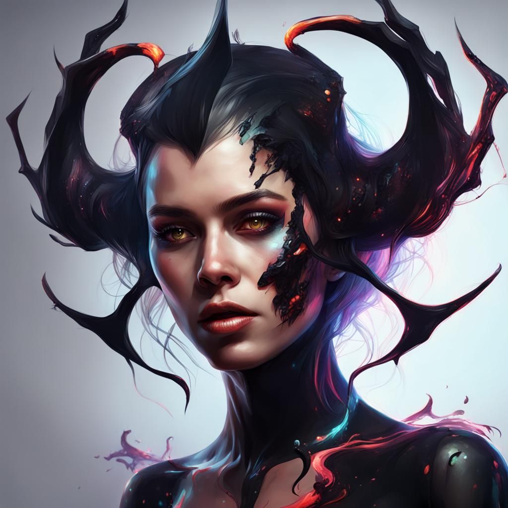 beautiful devil - AI Generated Artwork - NightCafe Creator