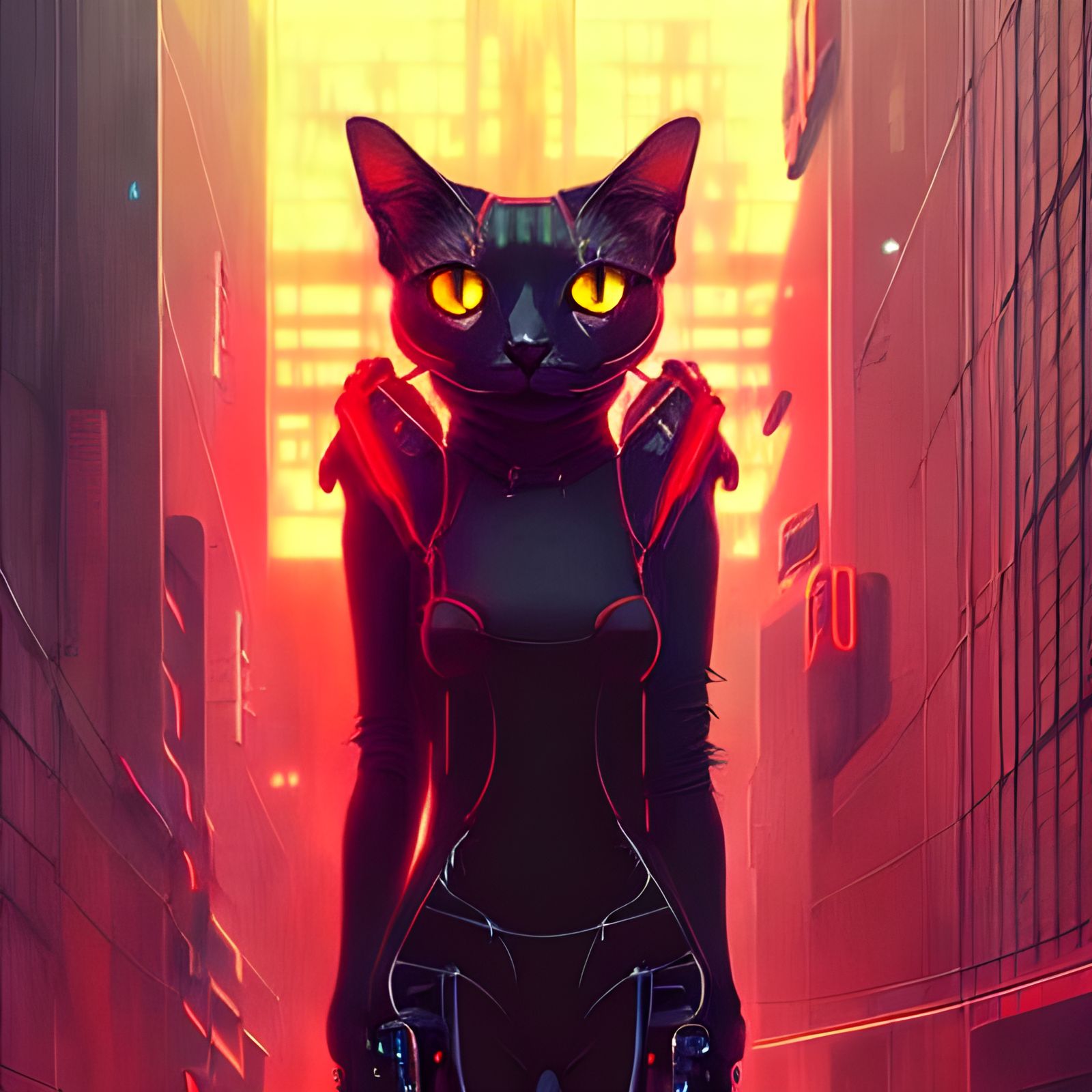 If Trinity was a Cat - AI Generated Artwork - NightCafe Creator