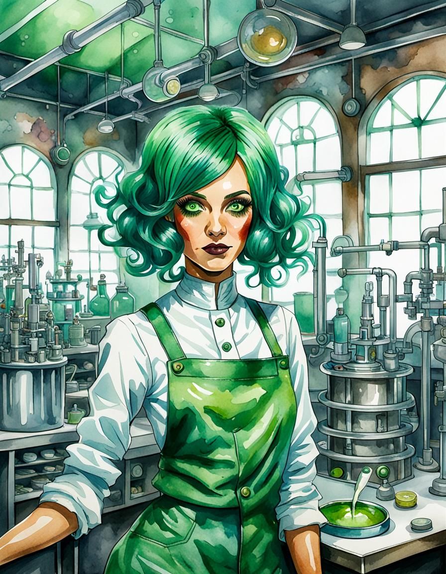 Oompa Loompa Girl - AI Generated Artwork - NightCafe Creator