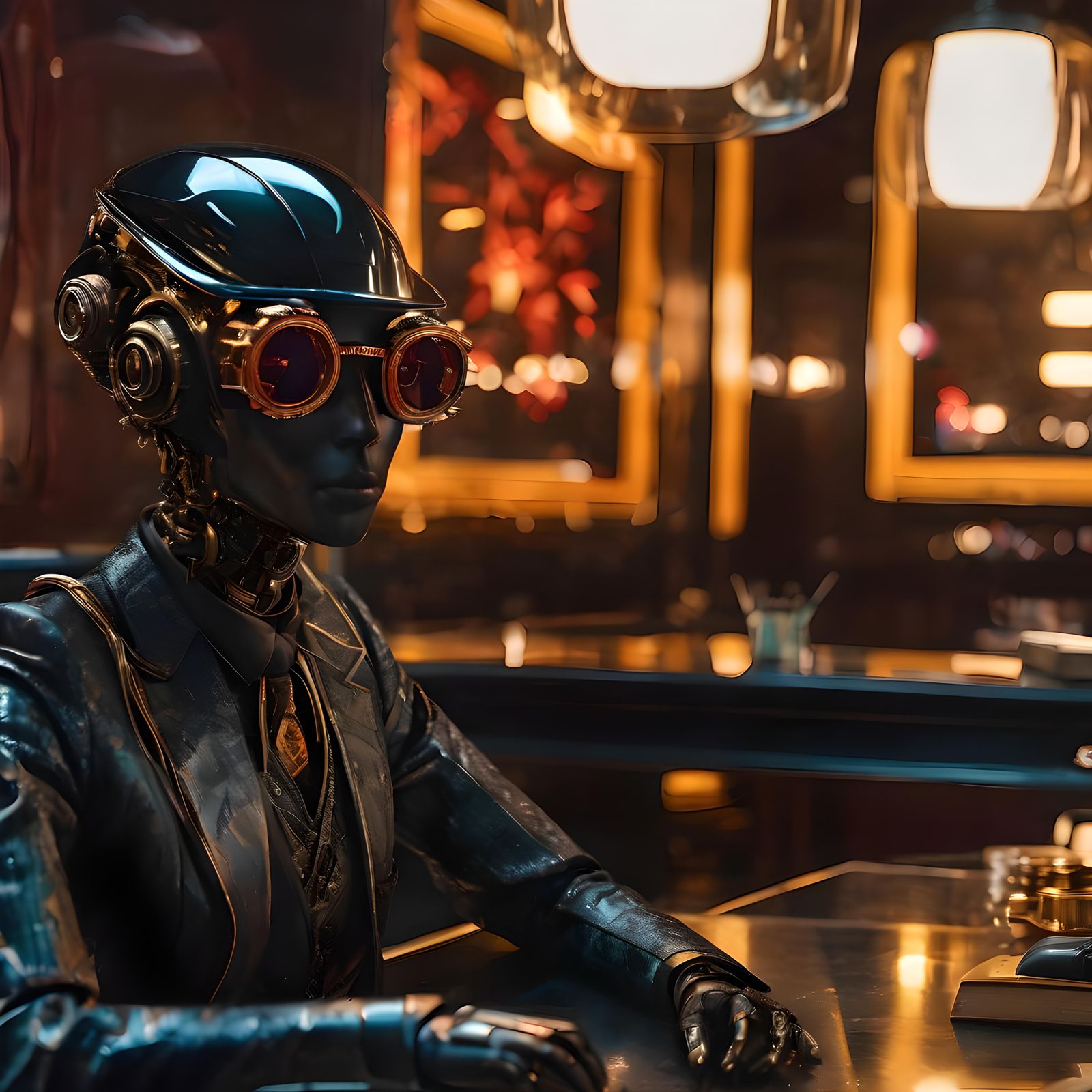 Sci-fi Noir - AI Generated Artwork - NightCafe Creator