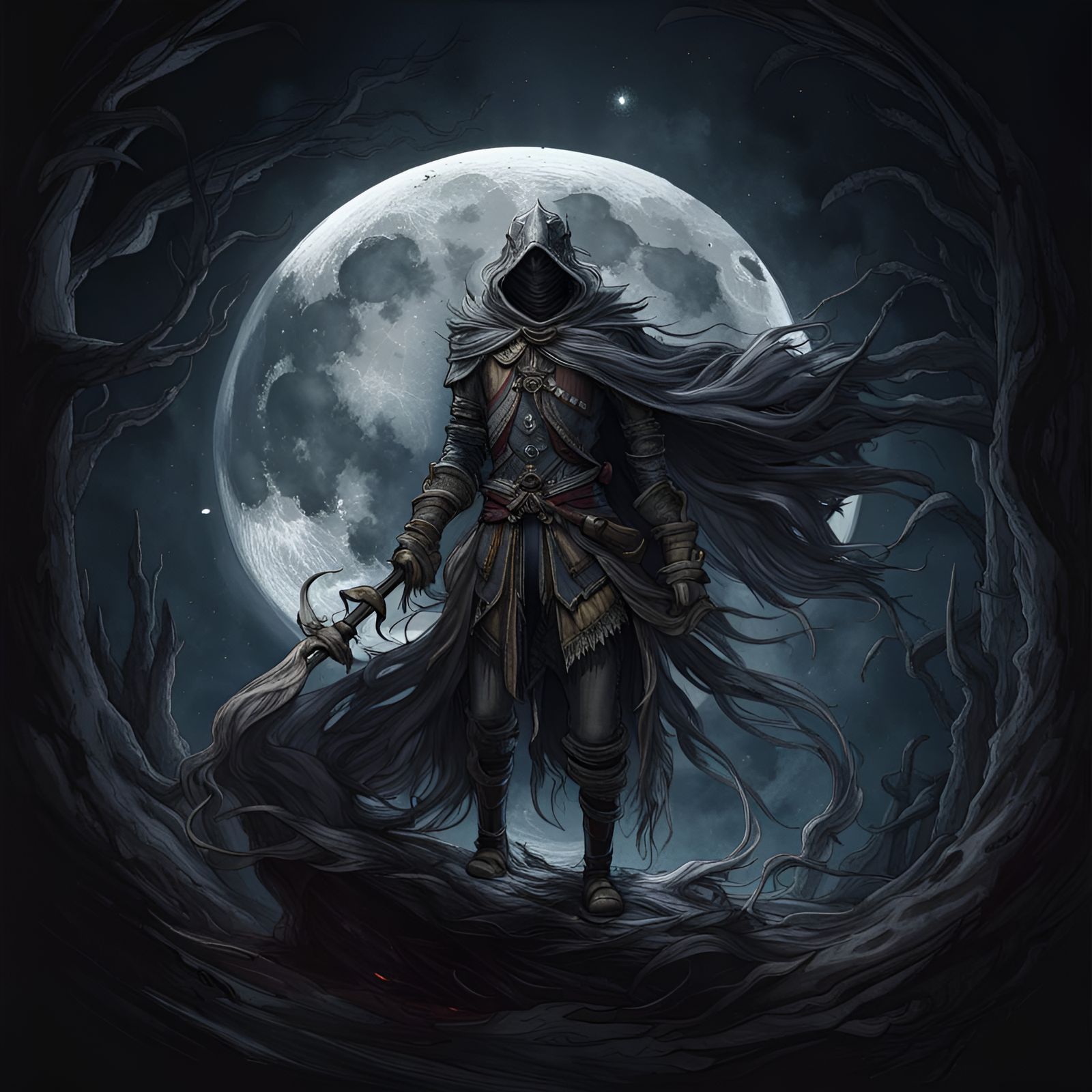 Moon avatar - AI Generated Artwork - NightCafe Creator