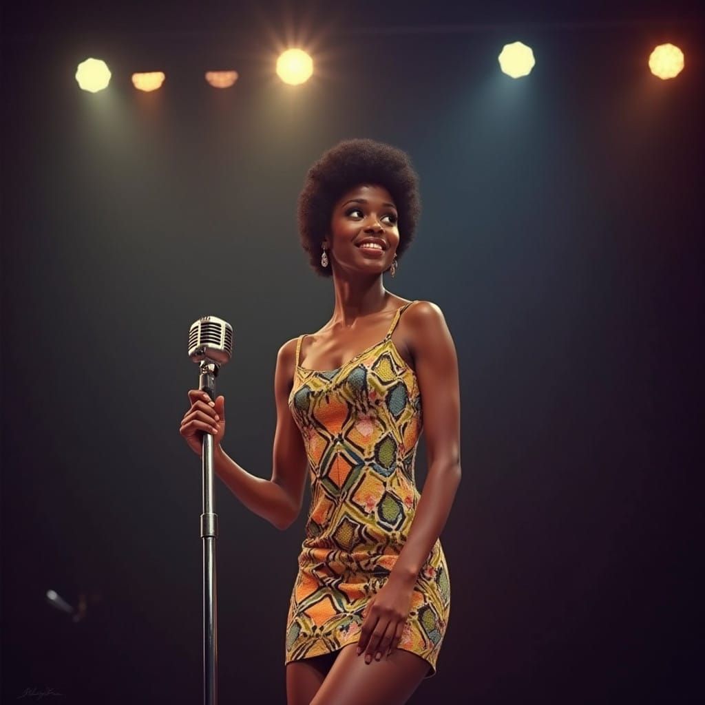 You were my heart - Soulful 1960s Motown Singer in Vibrant M...