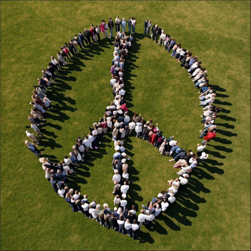 Peace Sign - AI Generated Artwork - NightCafe Creator