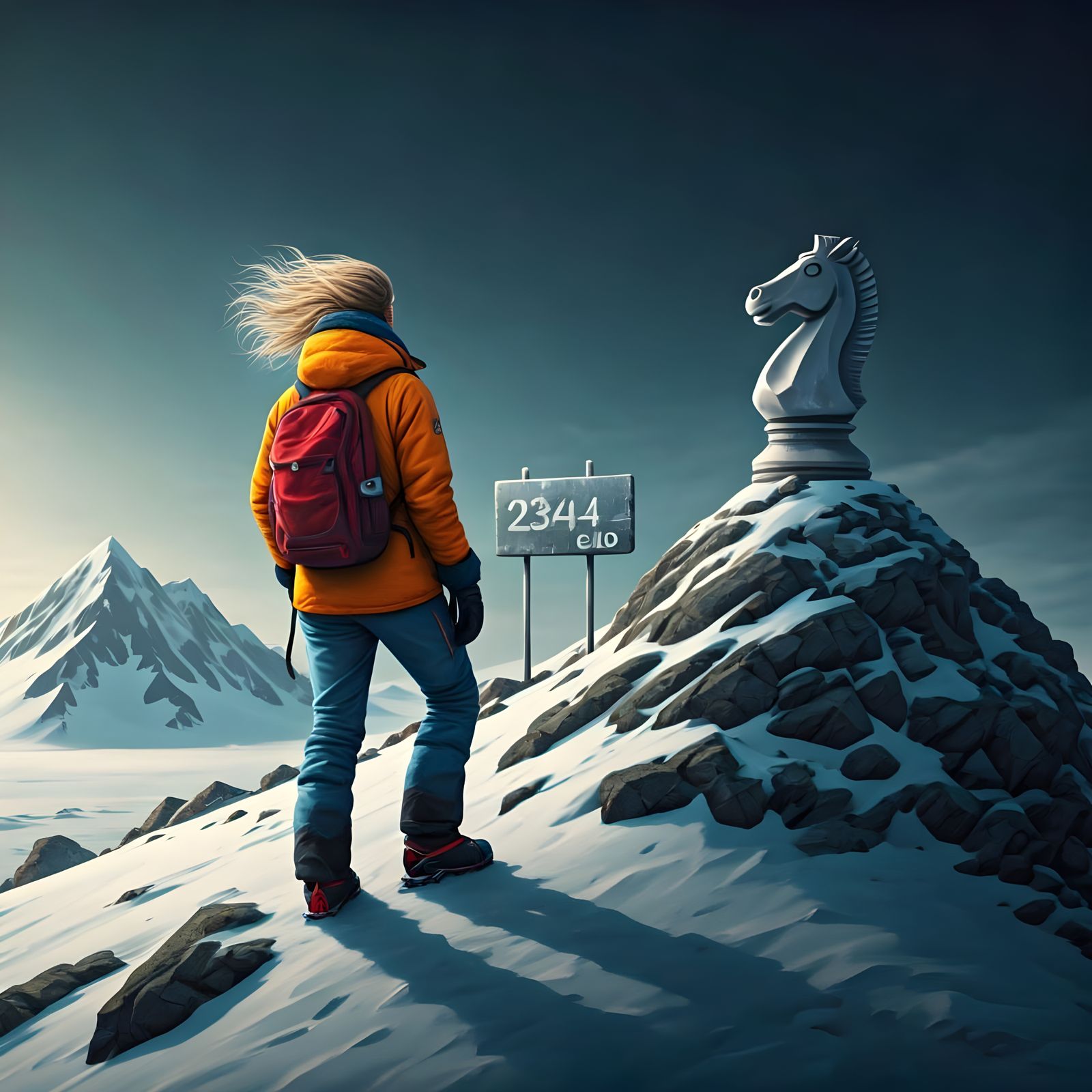 Swedish Chess Prodigy Dominates Antarctica's Highe... - AI Art