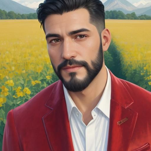Ali Akbar, a handsome man - AI Generated Artwork - NightCafe Creator