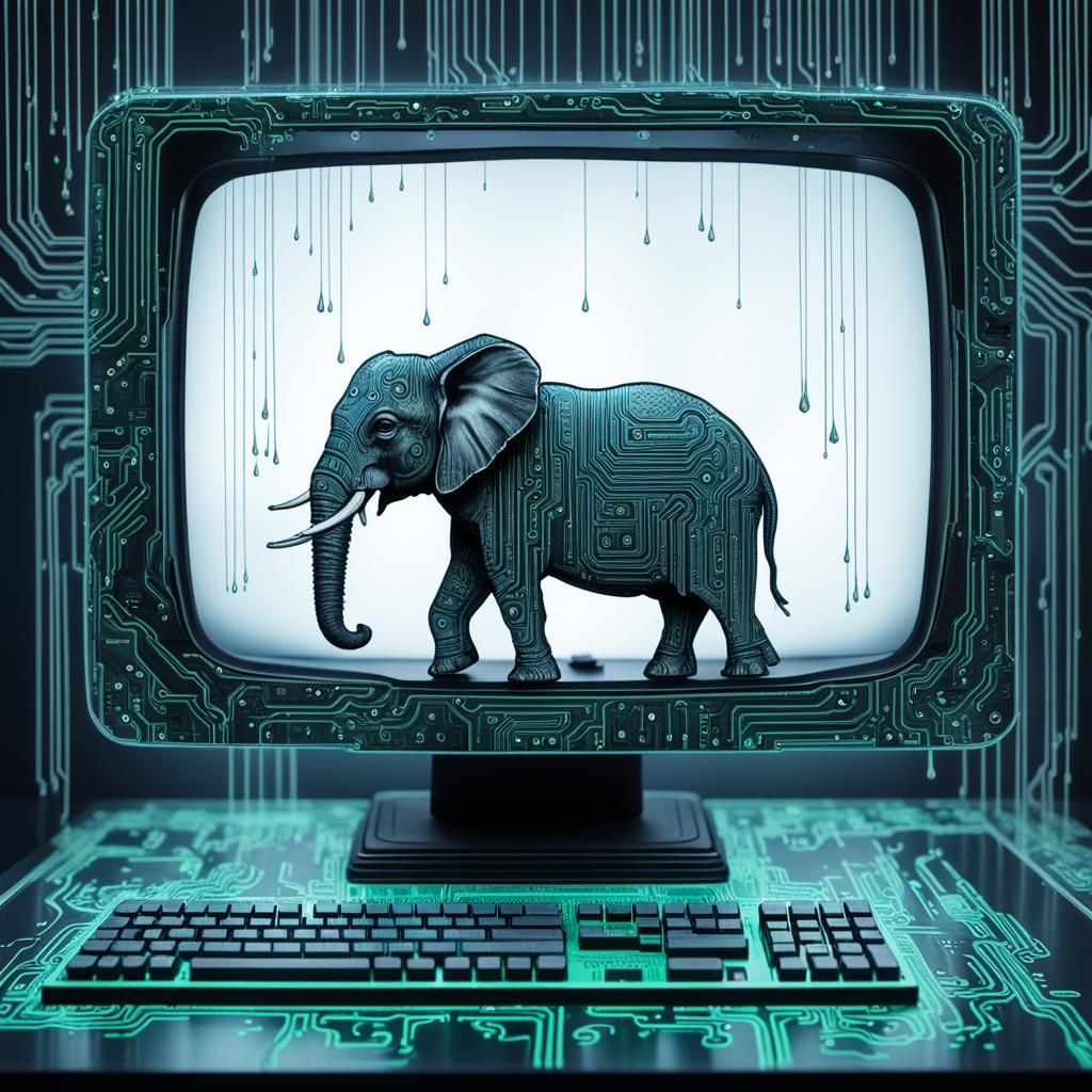 Elefant - AI Generated Artwork - NightCafe Creator