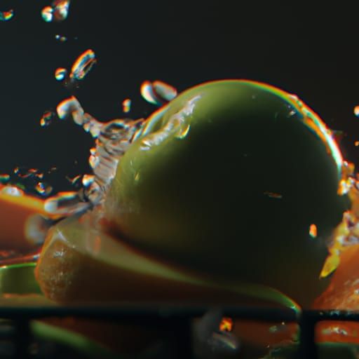 fruit getting squashed - AI Generated Artwork - NightCafe Creator
