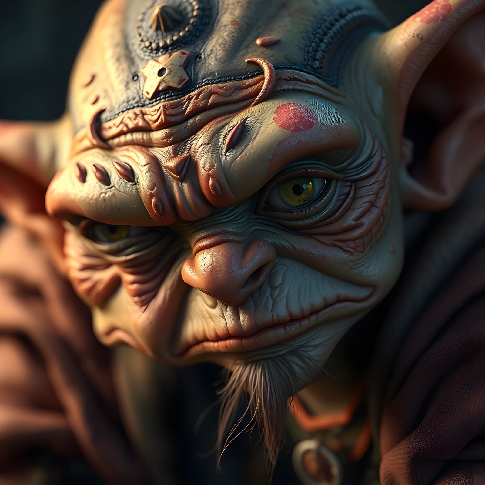 Portrait of goblins - Fantastical Goblin Portrait in High De...