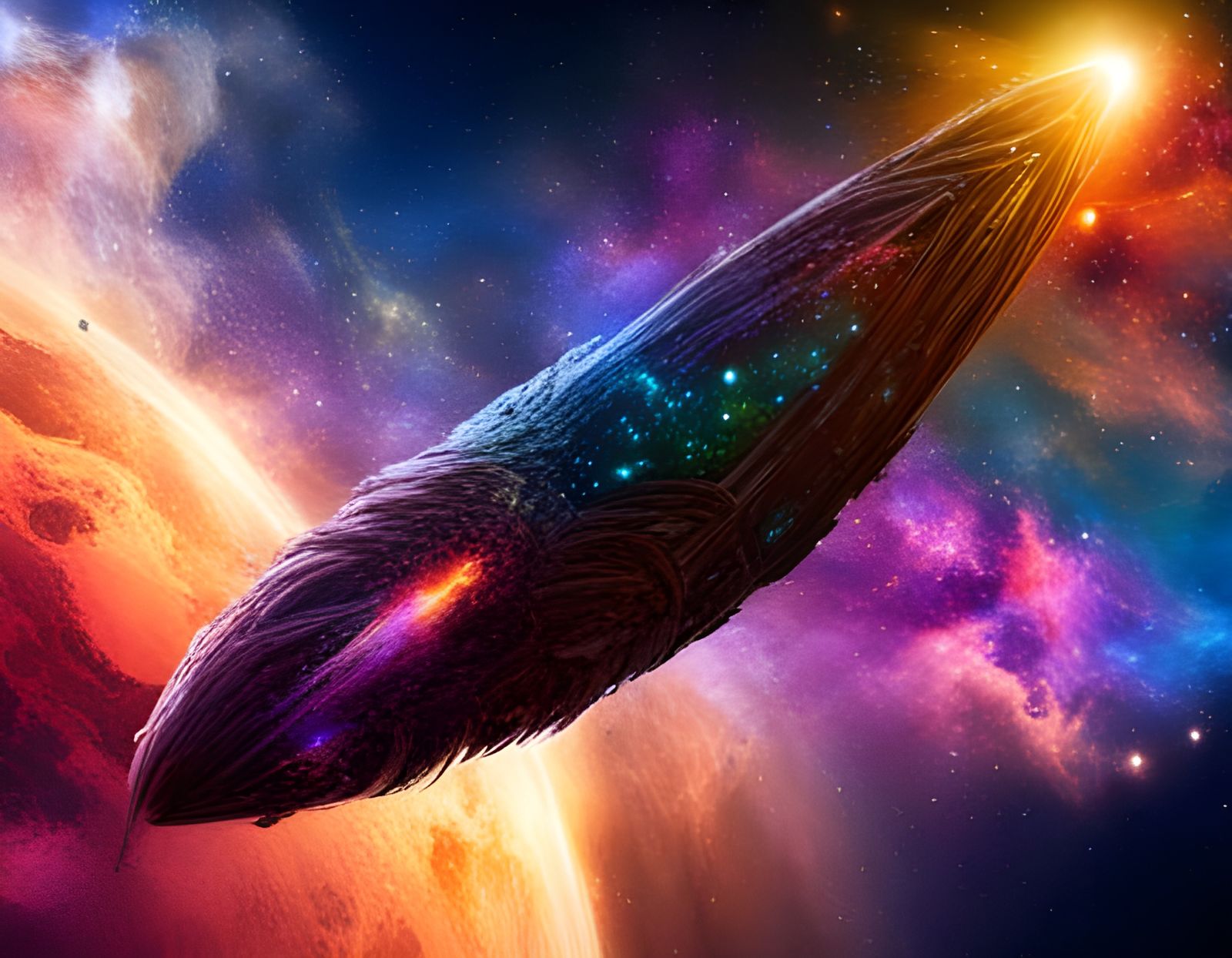 Space Chrysalis - AI Generated Artwork - NightCafe Creator