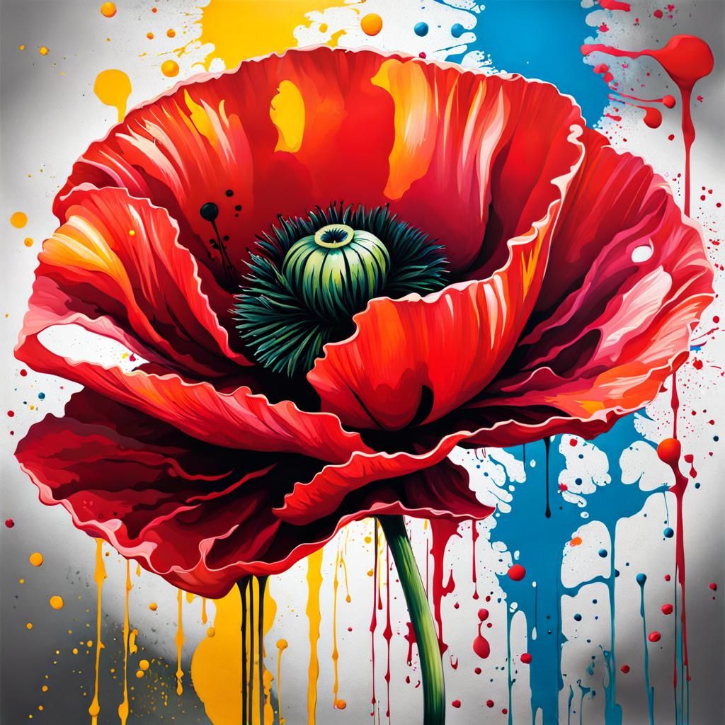 The poppy - AI Generated Artwork - NightCafe Creator