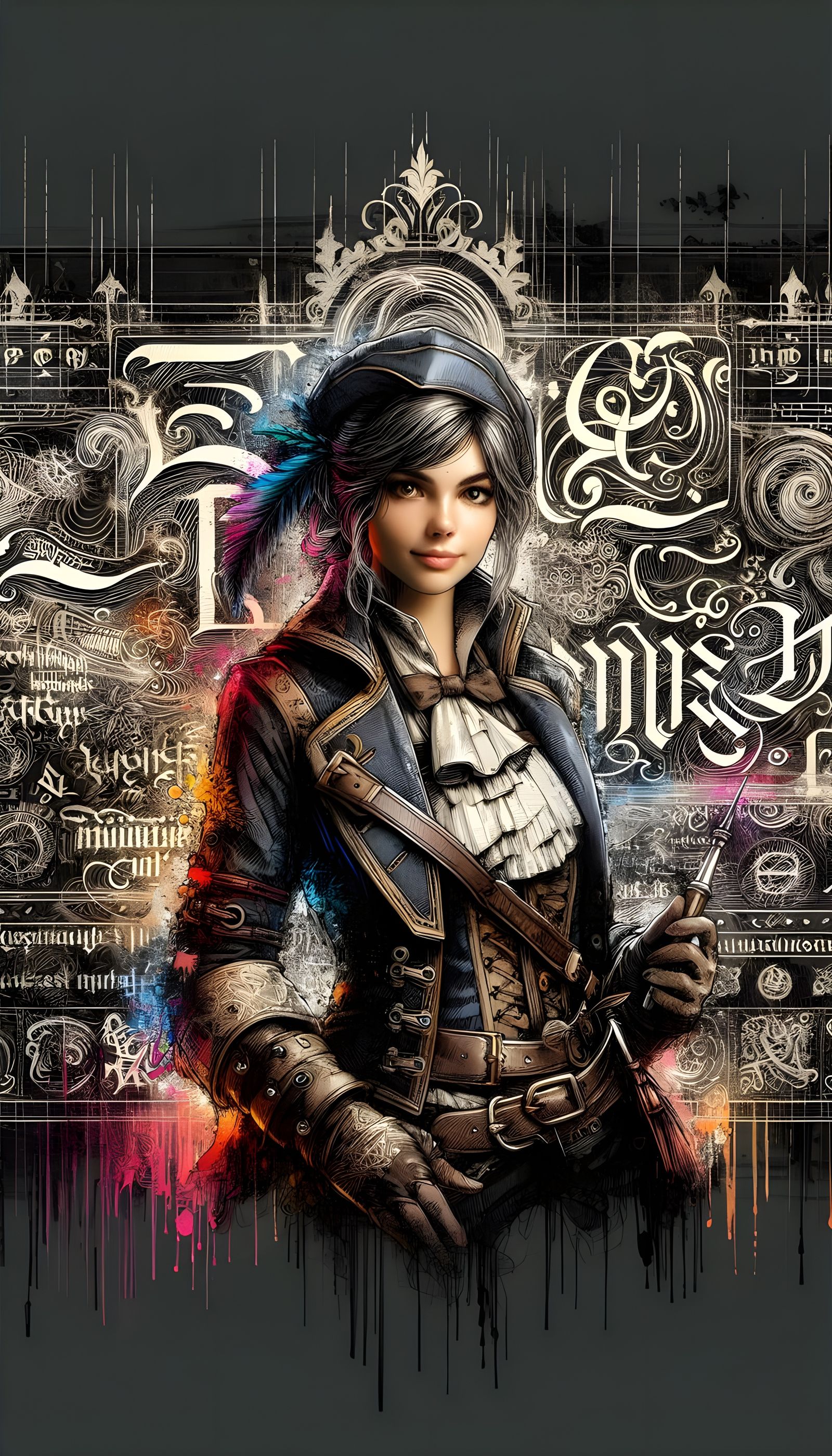 The Pirate Code - Ethereal Pirate Maiden Embodied in Steamp...