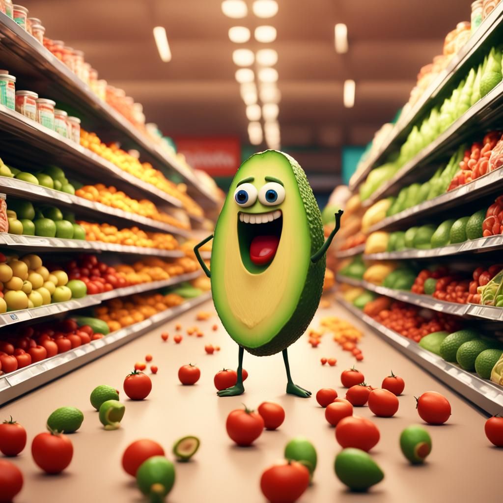 AVOCADO POWER - AI Generated Artwork - NightCafe Creator