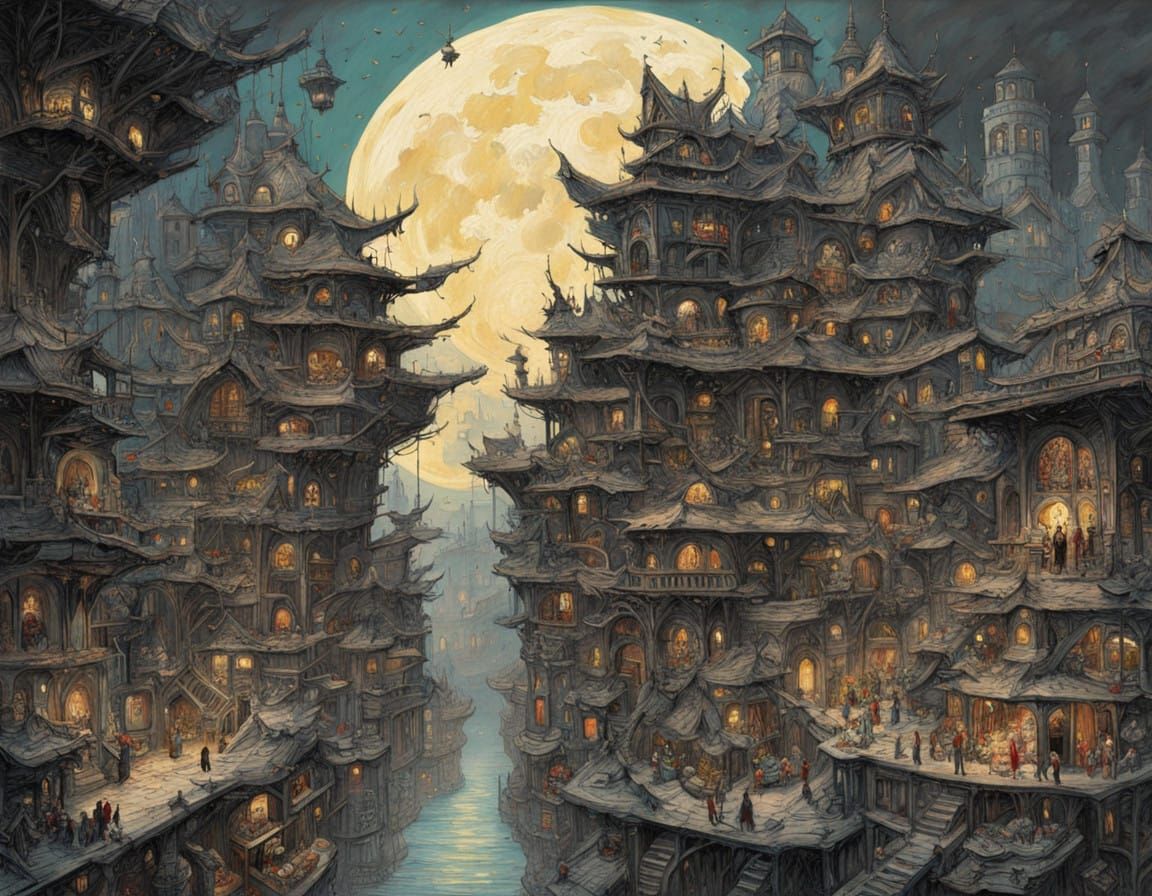 A surreal nostalgic dreamscape influenced by Katsuhiro Otomo, Masamune ...