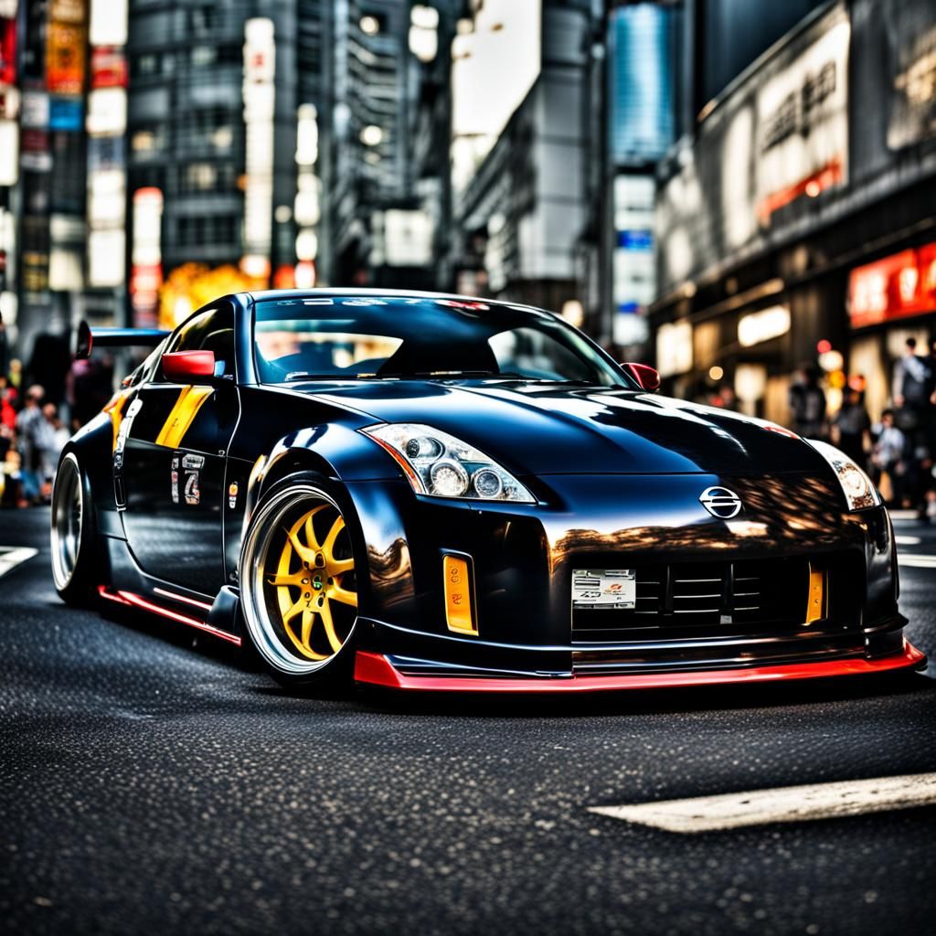 Nissan 350Z JDM - AI Generated Artwork - NightCafe Creator