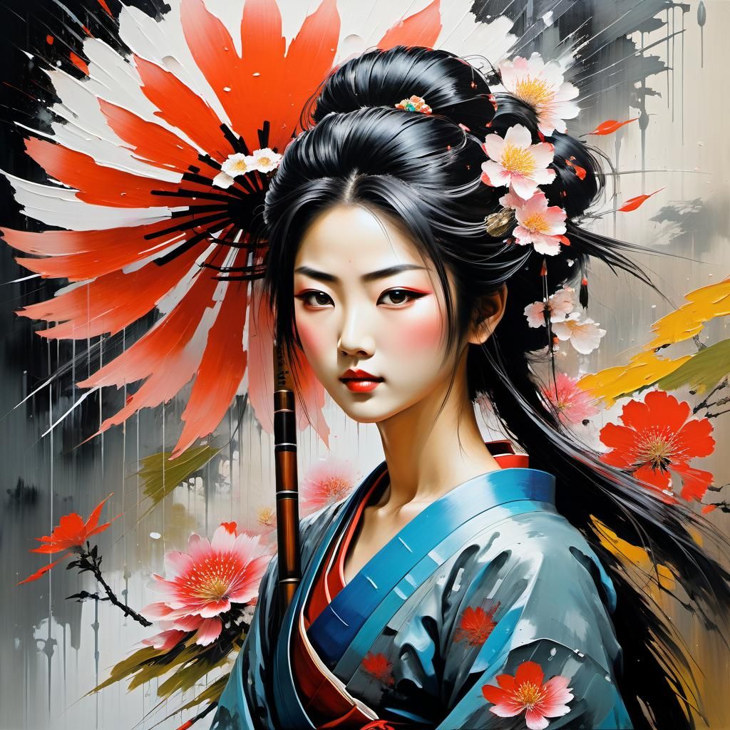 japanese woman - AI Generated Artwork - NightCafe Creator