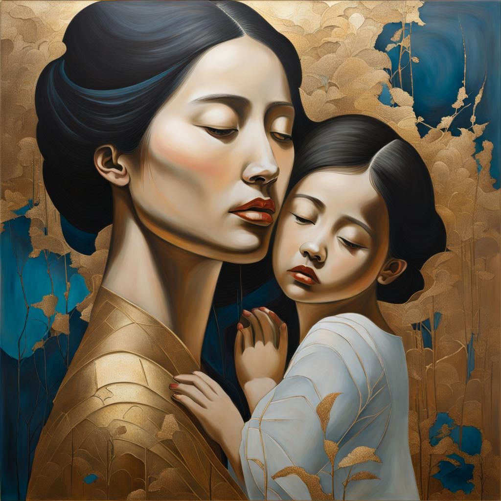 8 Pictures (2/8) The focus of the pictures is a mother and a daughter ...