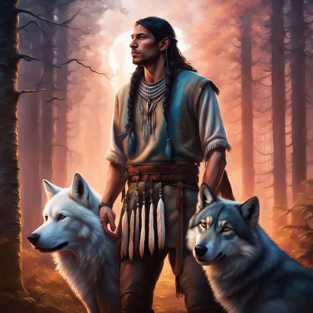 Native American hero - AI Generated Artwork - NightCafe Creator