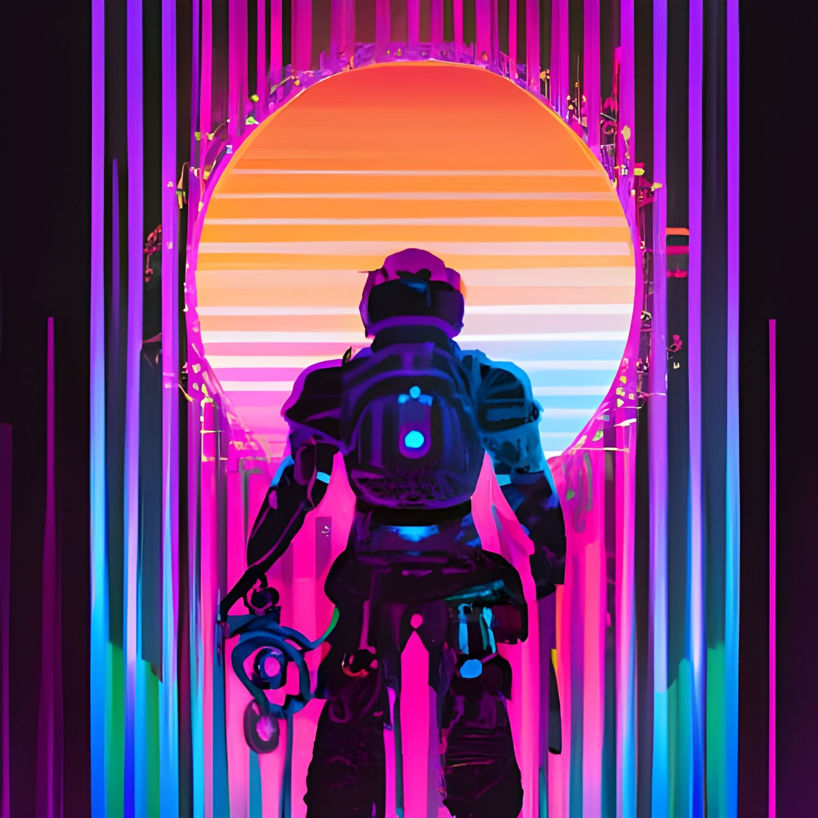 vapor figures - AI Generated Artwork - NightCafe Creator